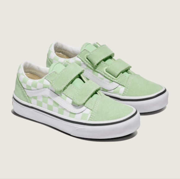 Vans | Shoes | Nwt Sz 3 Toddler Old Skool V Color Theory Checkerboard ...